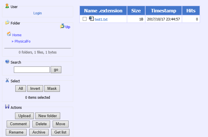 HFS (HTTP File Server) ～ windows | eightban's memo