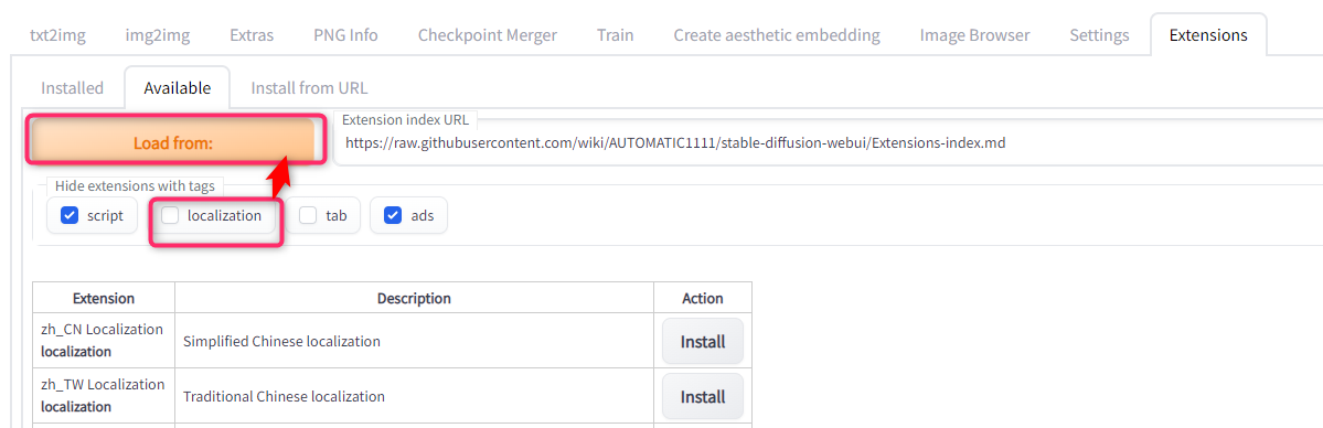 Stable Diffusion web UI(AUTOMATIC1111) Google Colab で日本語化 | eightban's memo