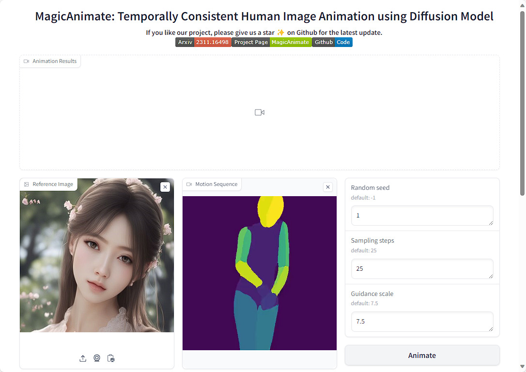 magic-animate 静止画からアニメーションを作成できる AI を Windows パソコンにインストールする | eightban's memo